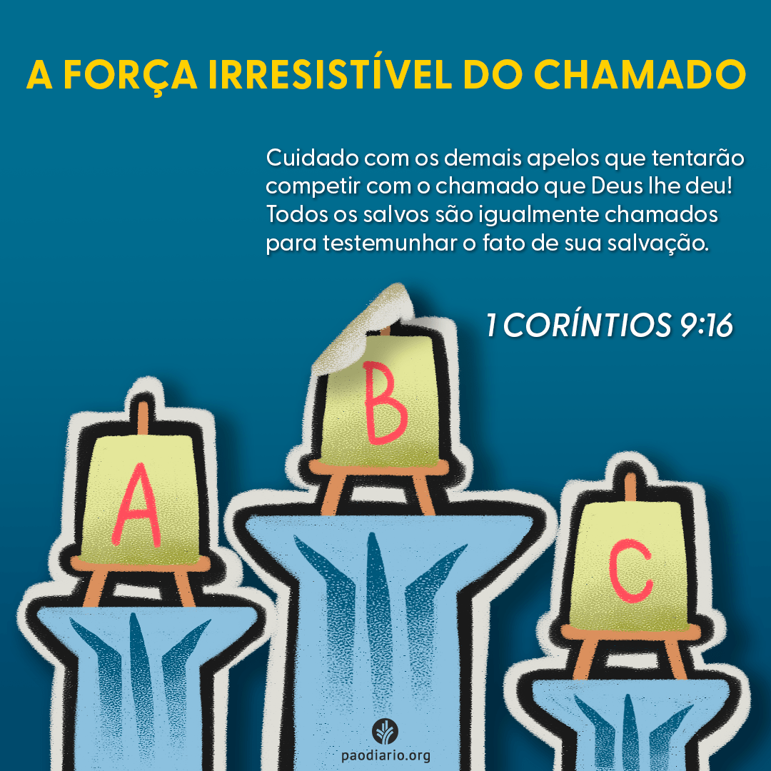 Reconhecendo meu chamado – Por: Oswald Chambers – Ministérios Pão Diário
